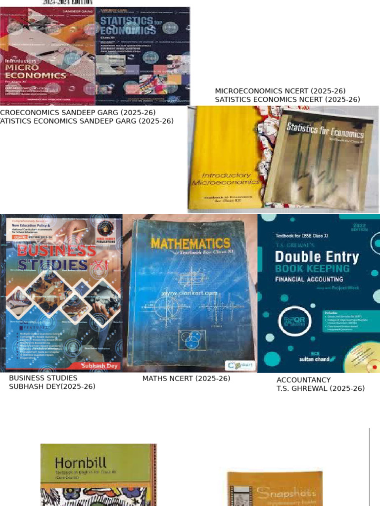 Class 11 Commerce Books Pdf