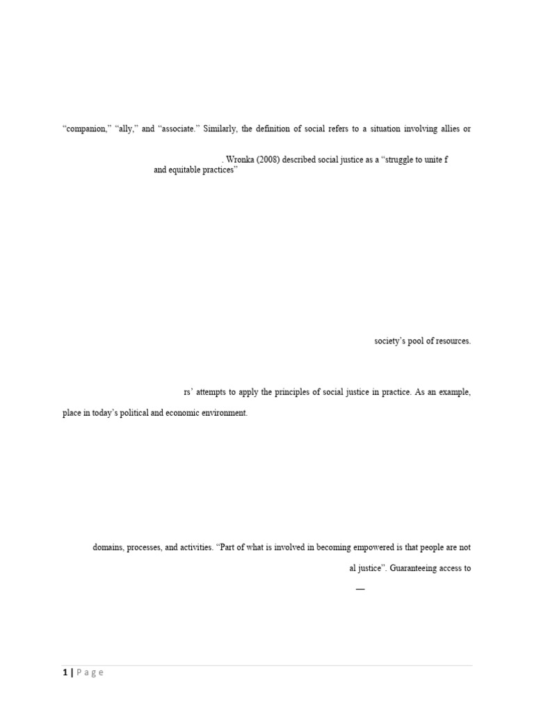 Understanding Social Justice | PDF | Justice | Crime & Violence