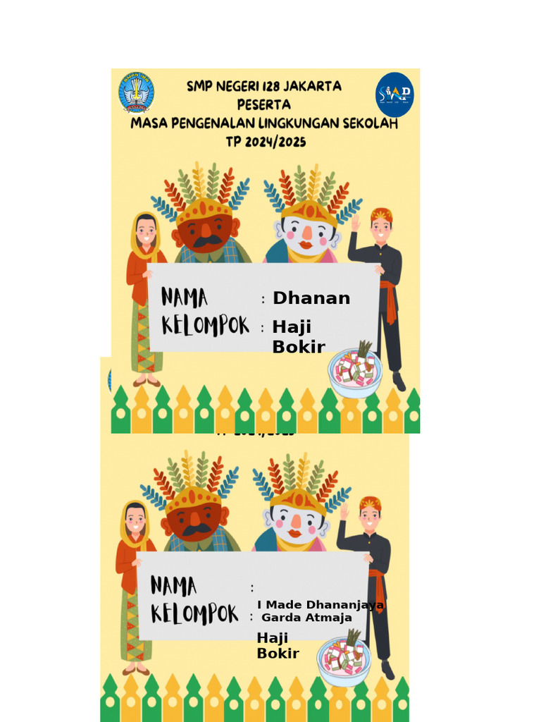 Name Tag SMP | PDF