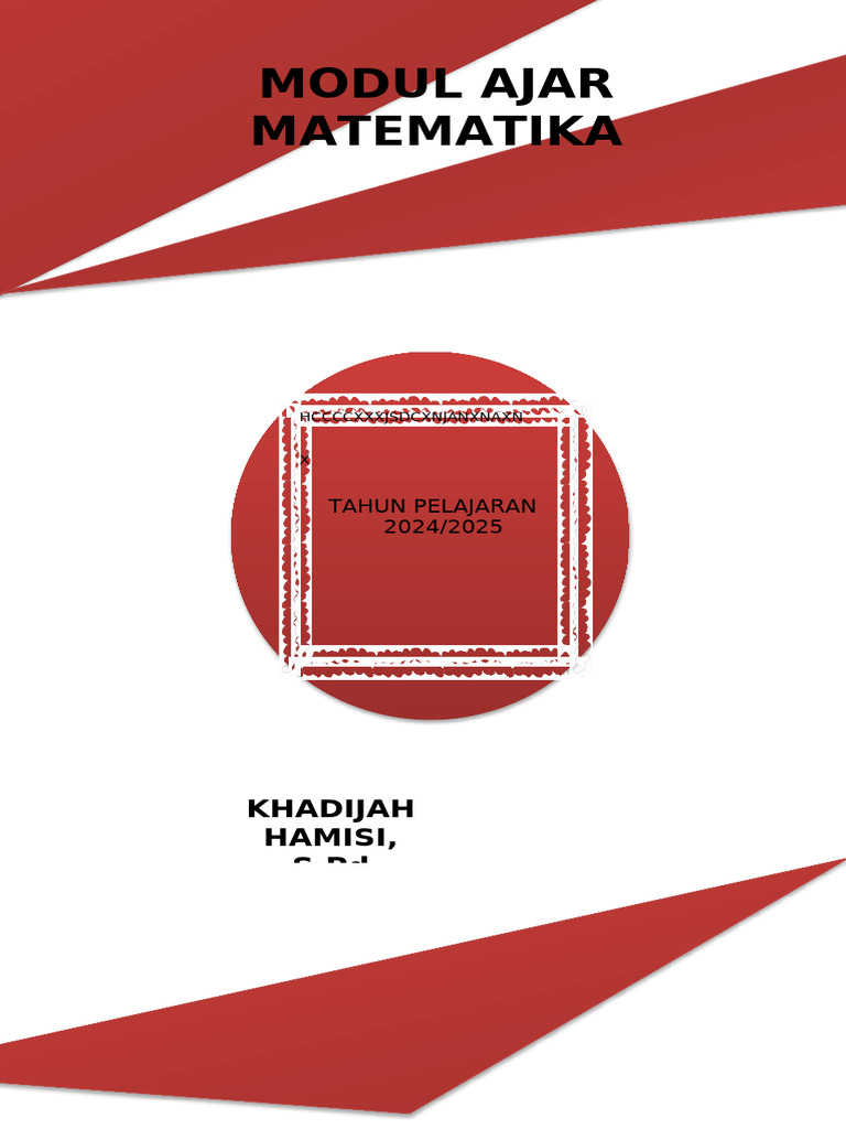 Modul Ajar Baru - Ok | PDF