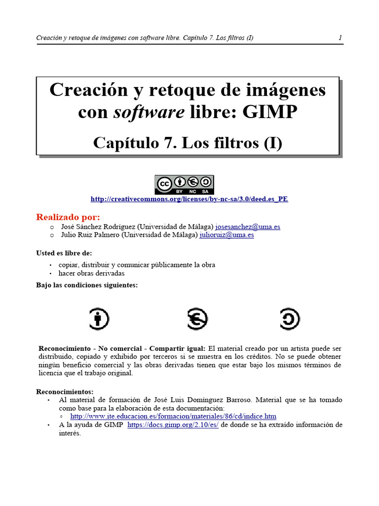 ManualGIMP Cap7 | PDF | Píxel | Procesamiento de señal multidimensional