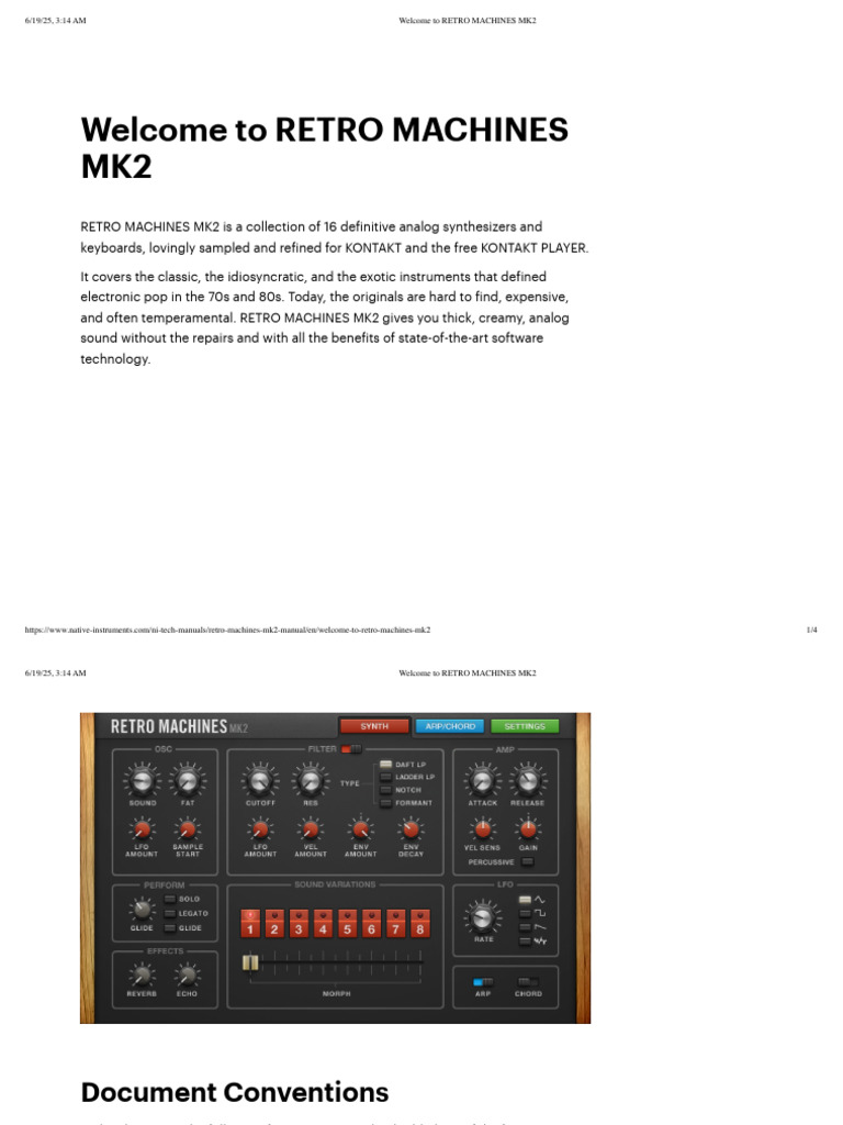 Retro Machines MK2 Overview | PDF | Computer Hardware | Office Equipment