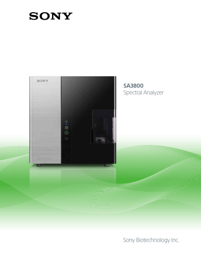 Sony SA3800 Spectral Analyzer Overview | PDF | Flow Cytometry | Fluorophore