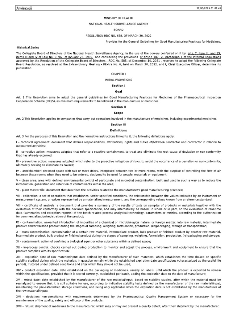 Anvisa GMP | PDF