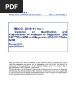 MDCG 2019 13 Sampling MDR IVDR | PDF | Medical Device