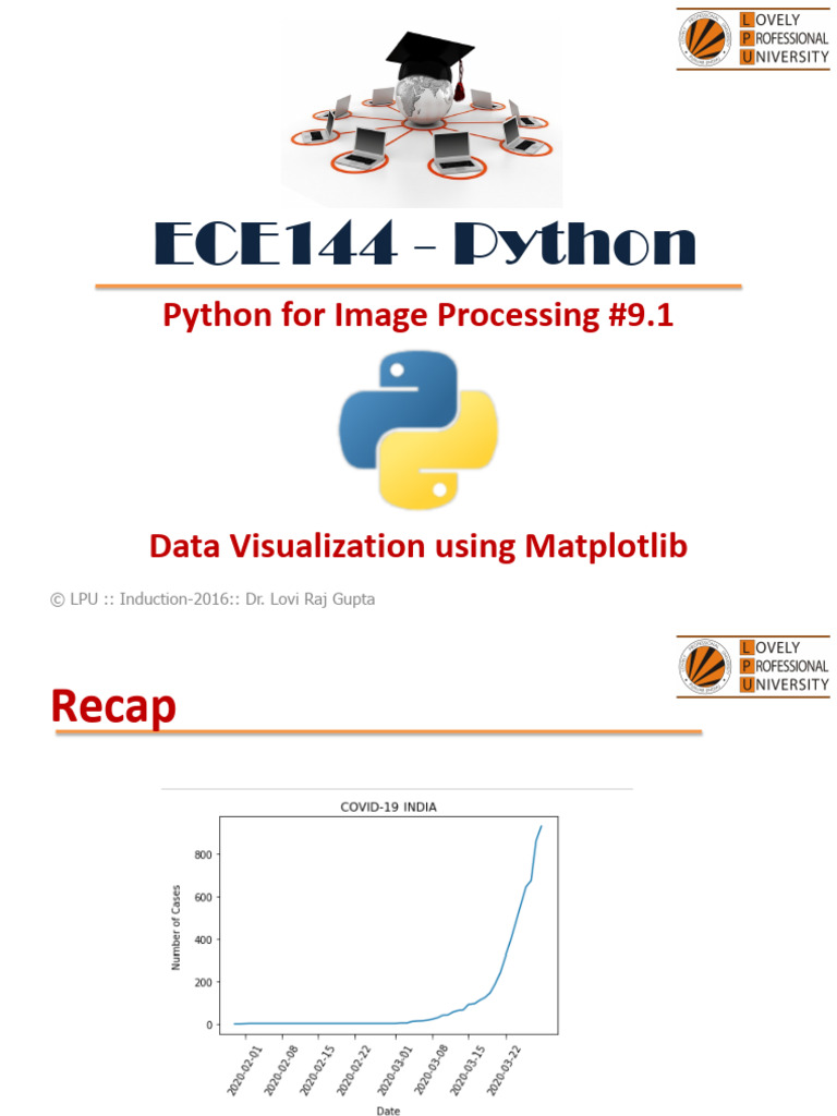 Data Visualization with Matplotlib | PDF