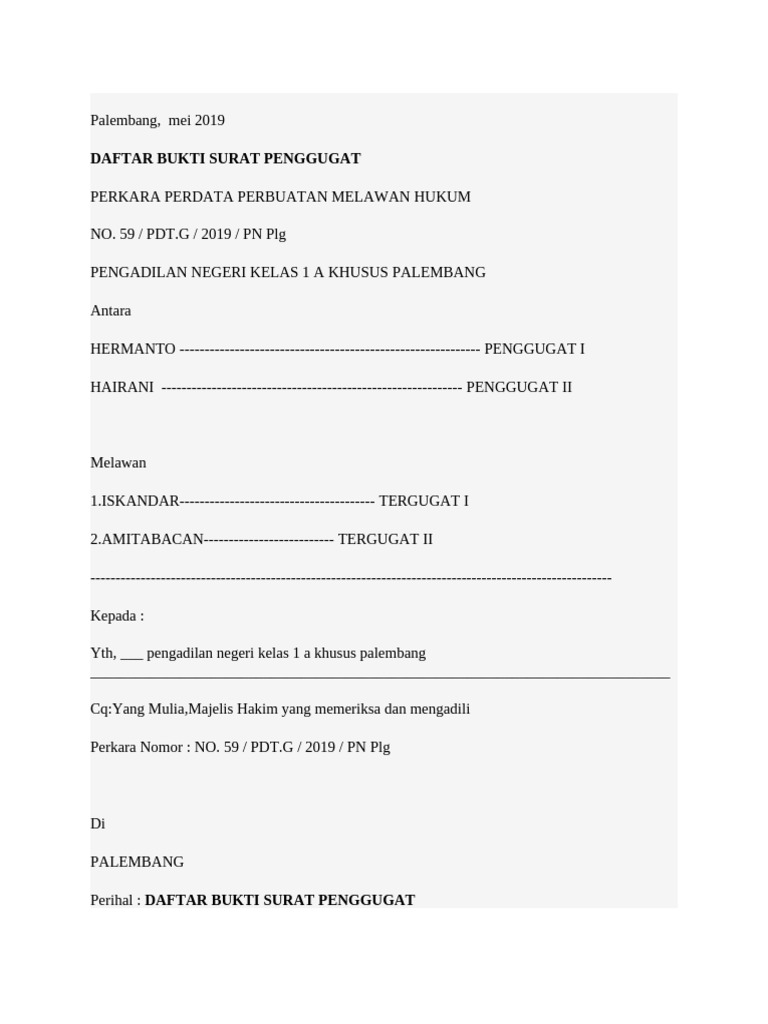 Belajar (Daftar Alat Bukti) | PDF