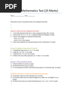 Grade 7 Math Exam Prep | PDF