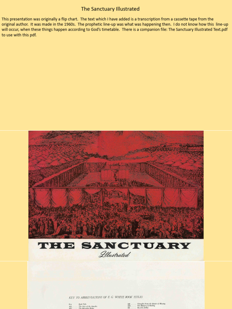 Sanctuary Illustrated | PDF | Jesus | Salvation