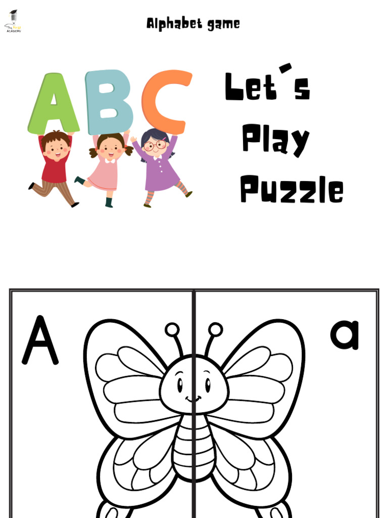 A5 PUZZLES Butterfly Letter Puzzles | PDF
