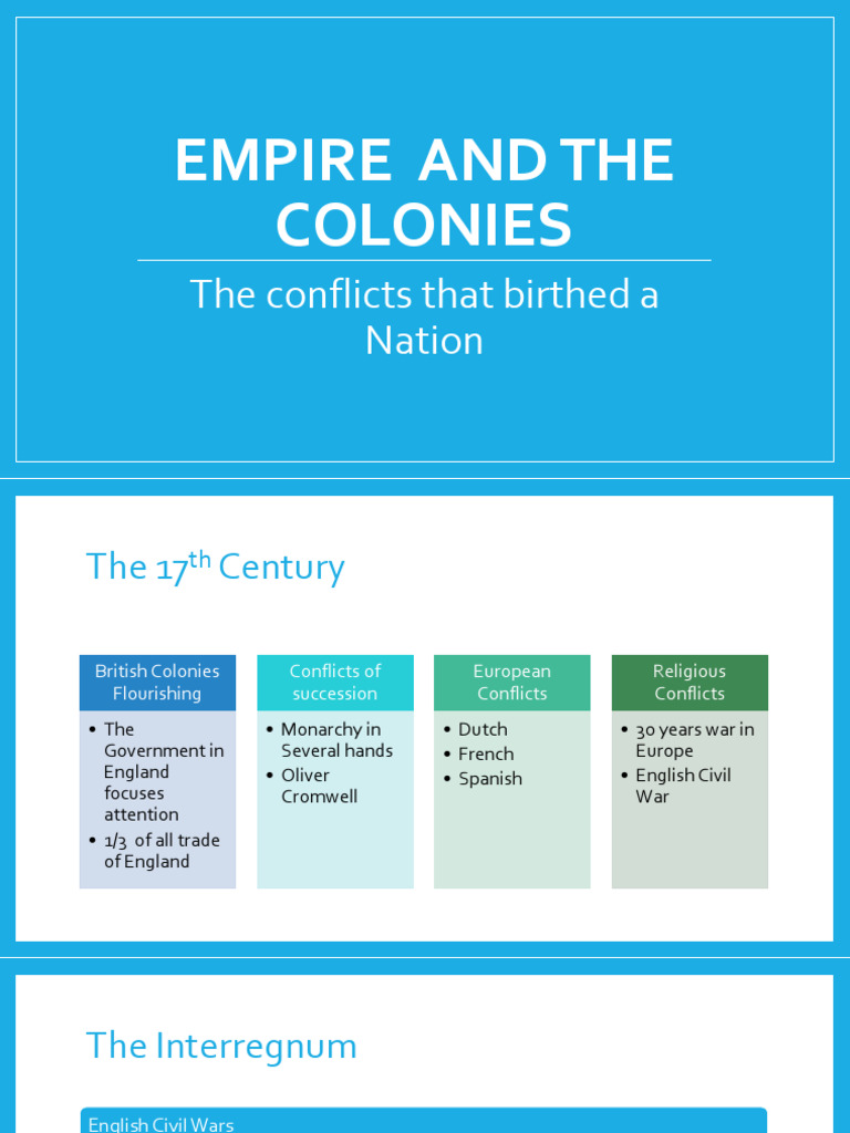 Conflict That Birthed The Nation | PDF | Thirteen Colonies | Kingdom Of ...