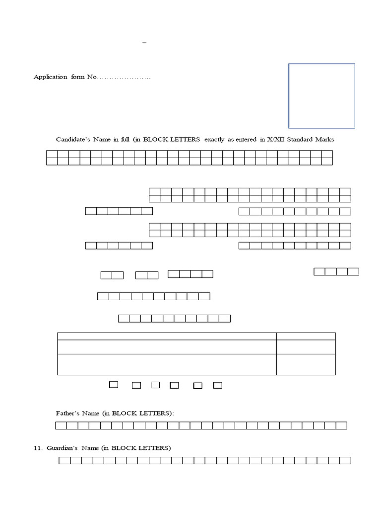 Neet Form 2023 | PDF
