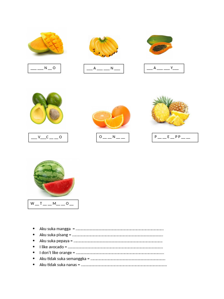 Aku Suka Mangga | PDF