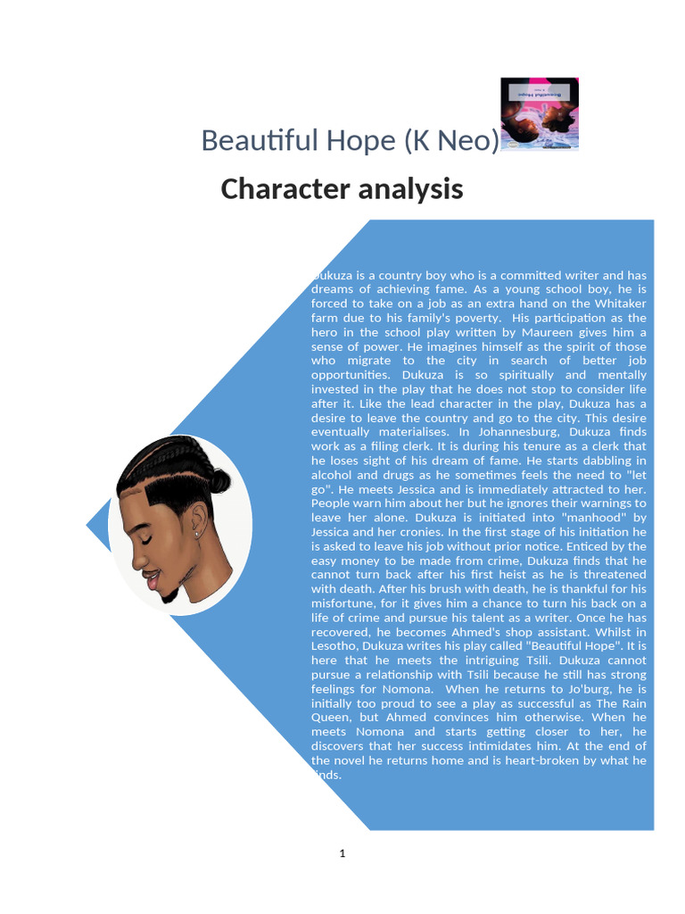 Themes and Characters in Beautiful Hope | PDF