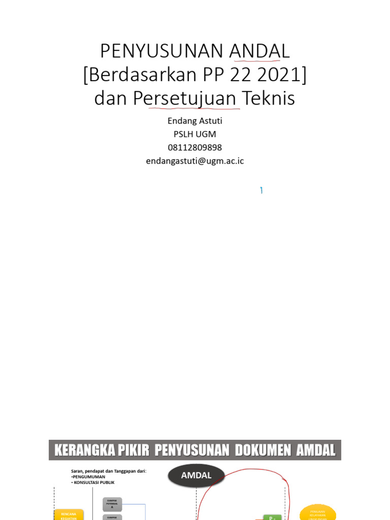 Penyusunan Andal Dasar2 Amdal 190 6 November 2024 | PDF