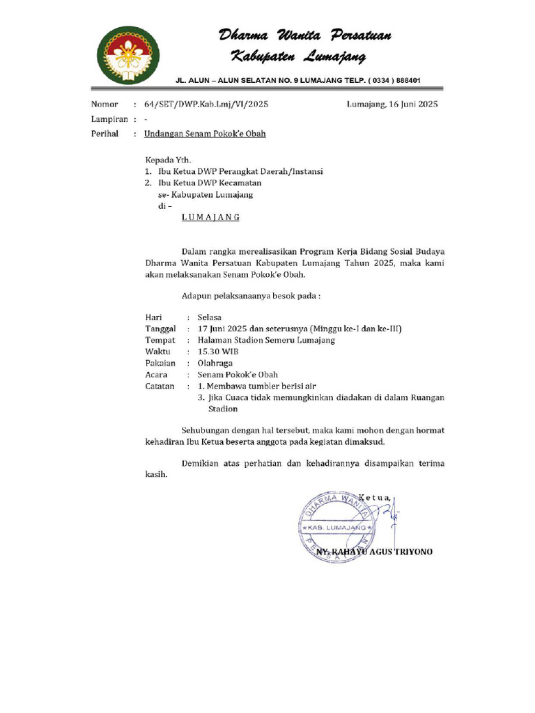 Undangan Senam Pokok'e Obah - Page-0002 | PDF