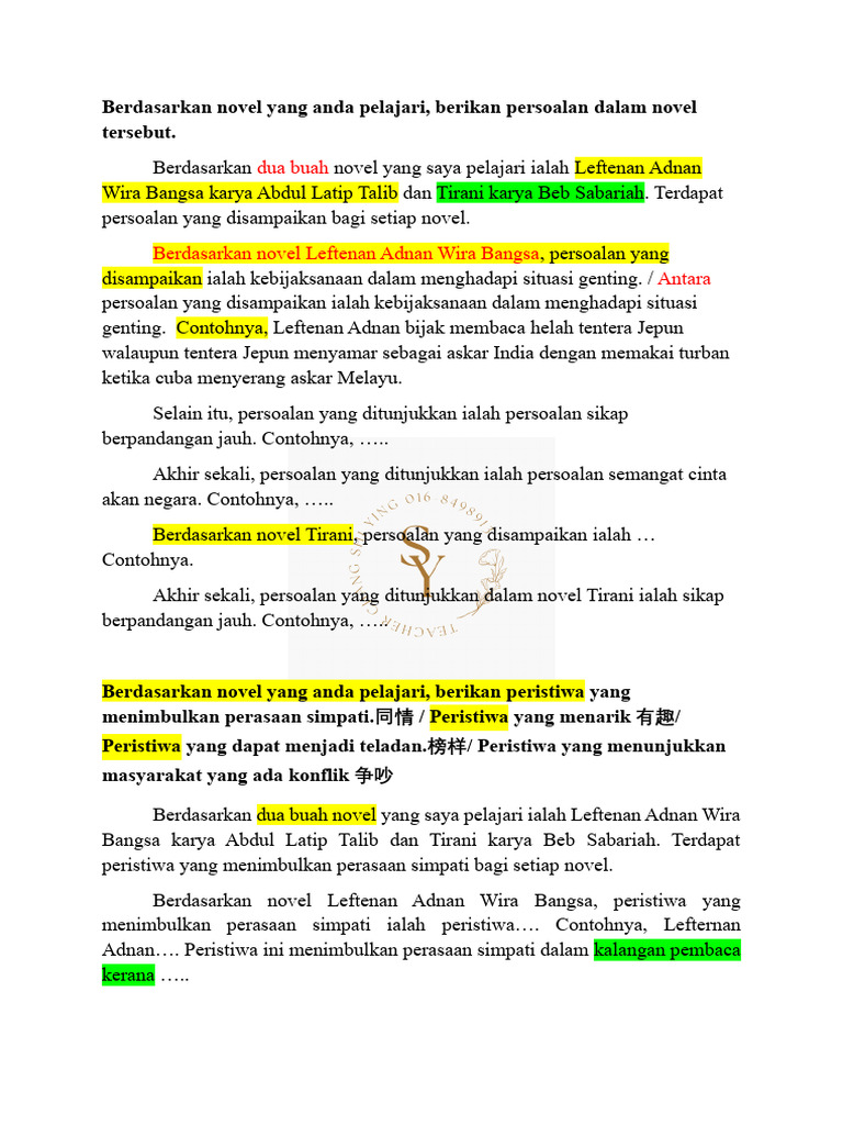 Novel Format (F1-5) | PDF