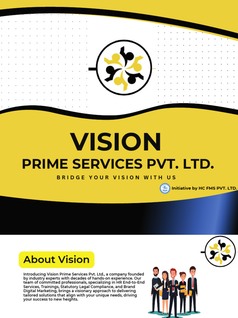 Vision Prime HR Services Broucher | PDF | Employment | Recruitment