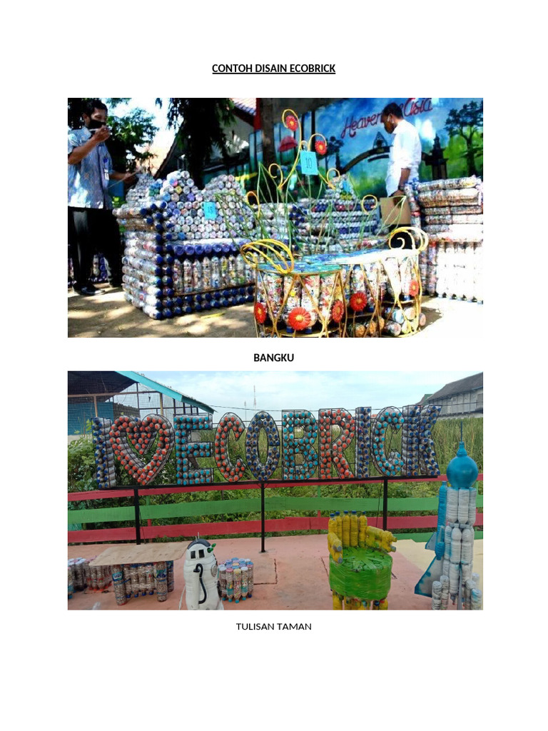 Contoh Disain Ecobrick | PDF