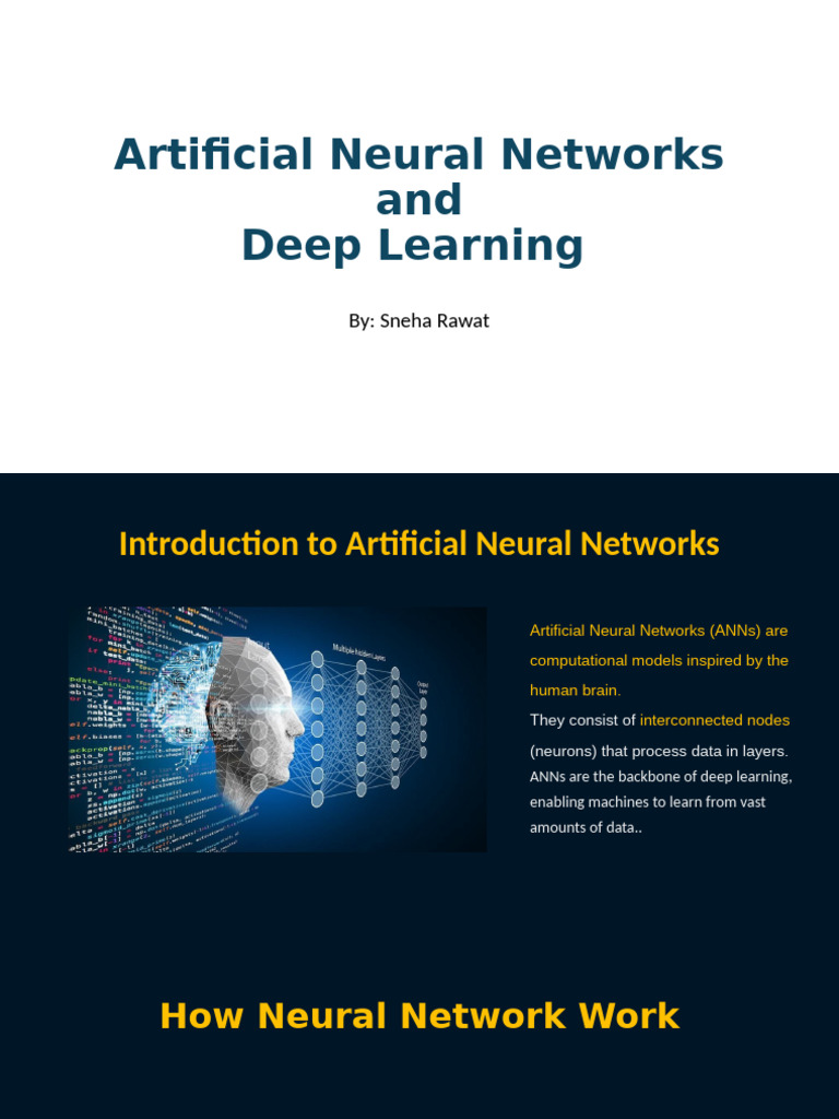 Artificial Neural Networks | PDF