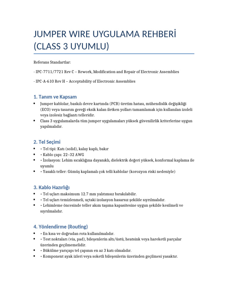 Jumper Wire Class3 Guide | PDF