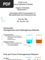 Aldol Condensation Experiment | PDF | Aldehyde | Chemical Reactions