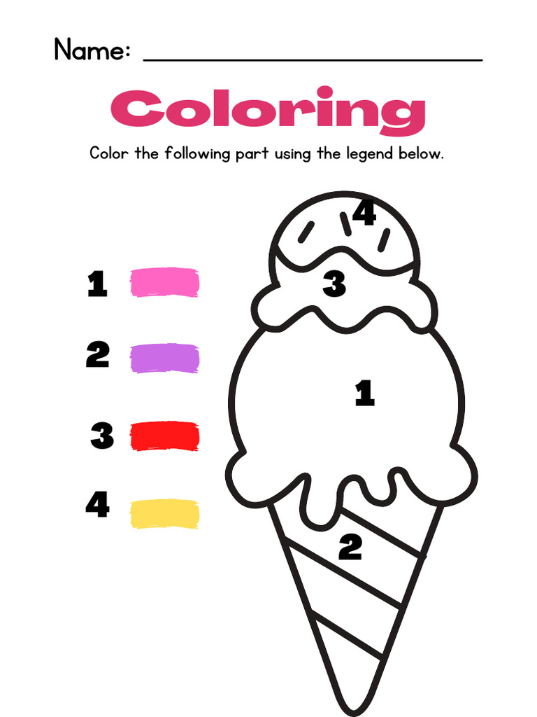 Fun Coloring Worksheet | PDF