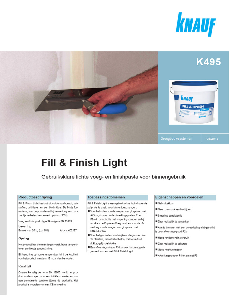 Fill and Finish Light | PDF