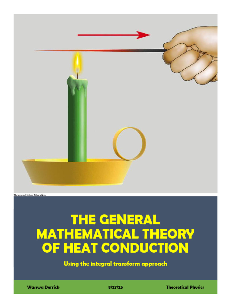 The General Mathematical Theory Of Heat Conduction Using The Integral Transform Pdf Thermal