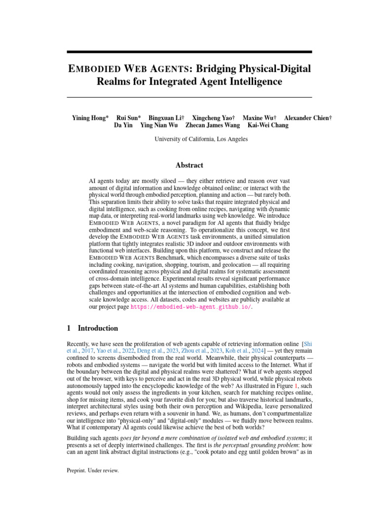 Bridging Physical Digital | PDF | Embodied Cognition | Simulation
