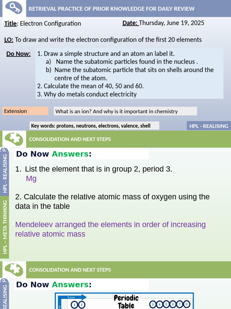Electron Configuration | PDF | Atoms | Electron Configuration
