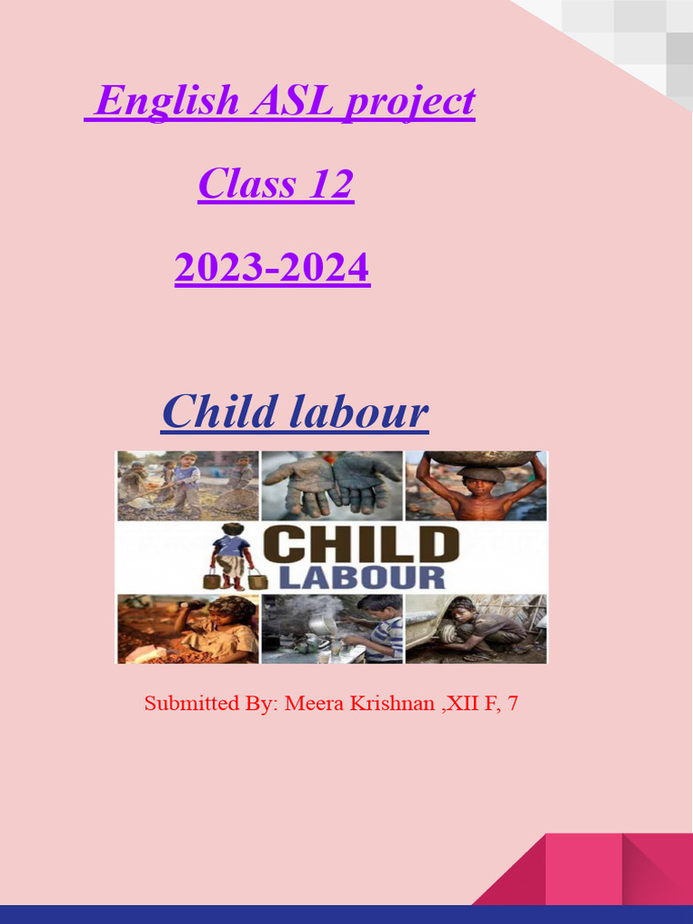 Child Labour: Issues and Solutions | PDF | Child Labour | Labour Economics