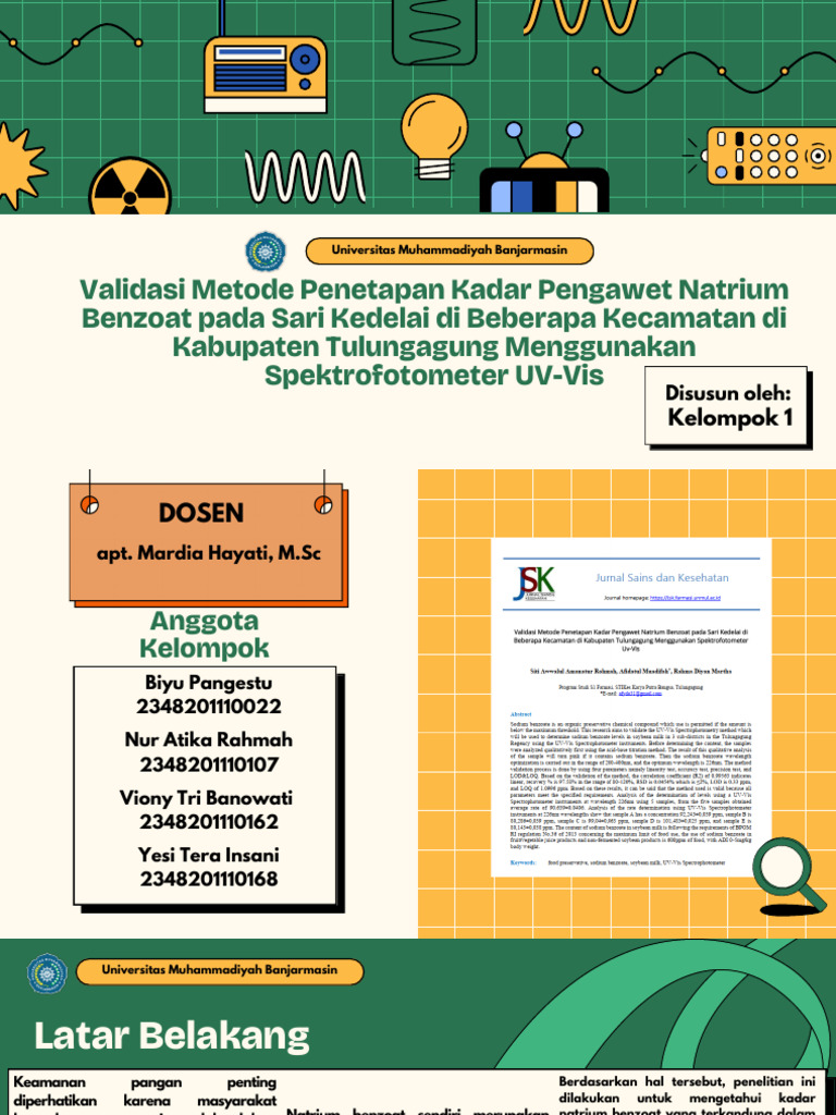 Kelompok 1 - Spektrofotometri Uv-Vis | PDF