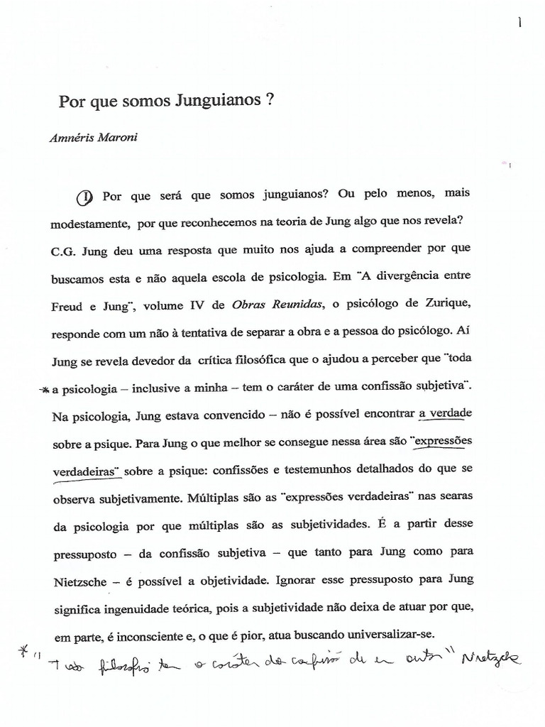 Por Que Somos Junguianos | PDF