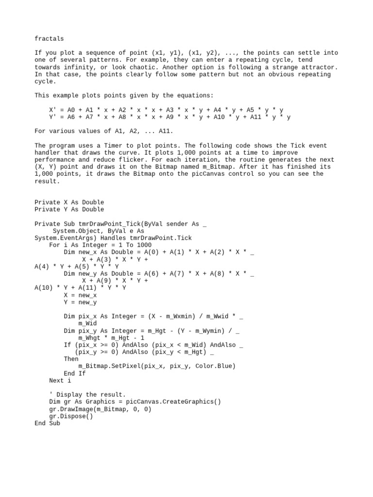 Fractals | PDF