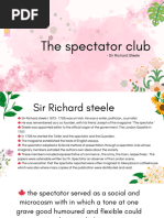The Spectator Club | PDF | Essays