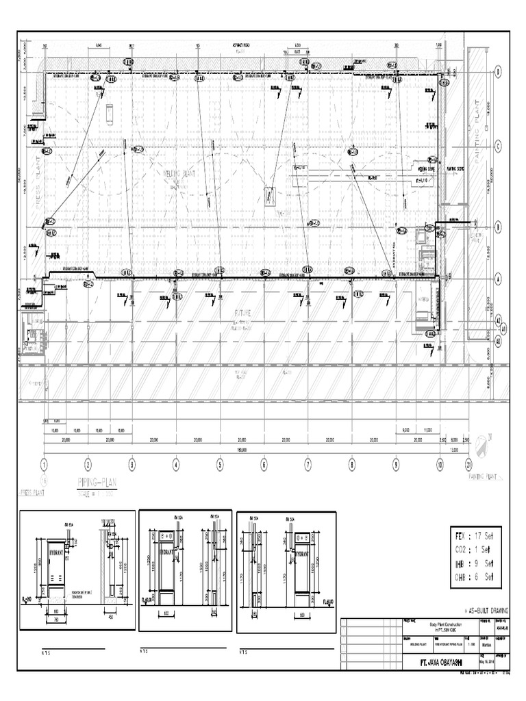 Ab-m-wl-05 Rev1 Fire Hydrant Piping Plant-layout1 | PDF