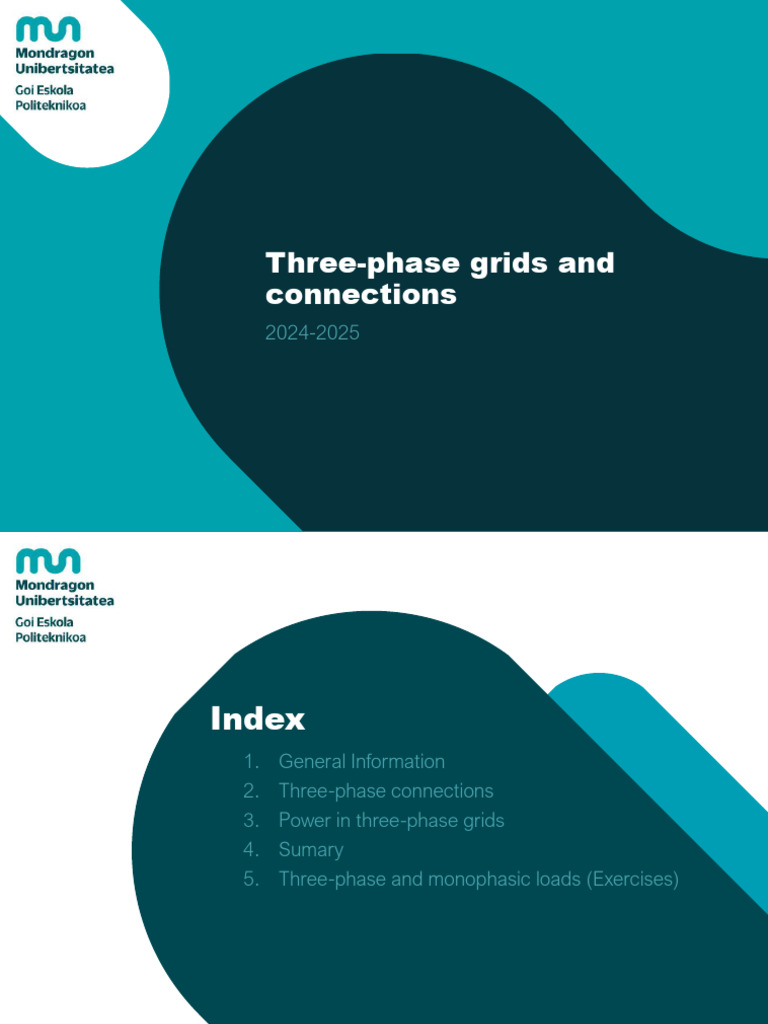 Three-Phase Grids and Connections | PDF | Ac Power | Electrical Grid