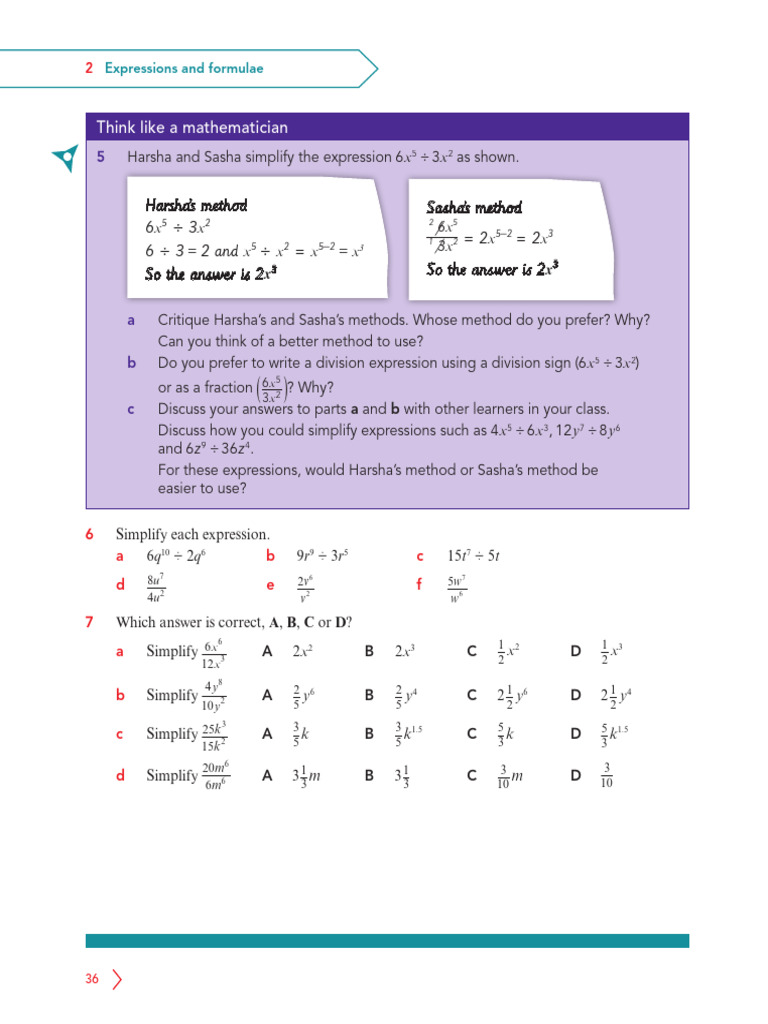 Simplifying Algebraic Expressions Guide | PDF | Mathematics | Algebra
