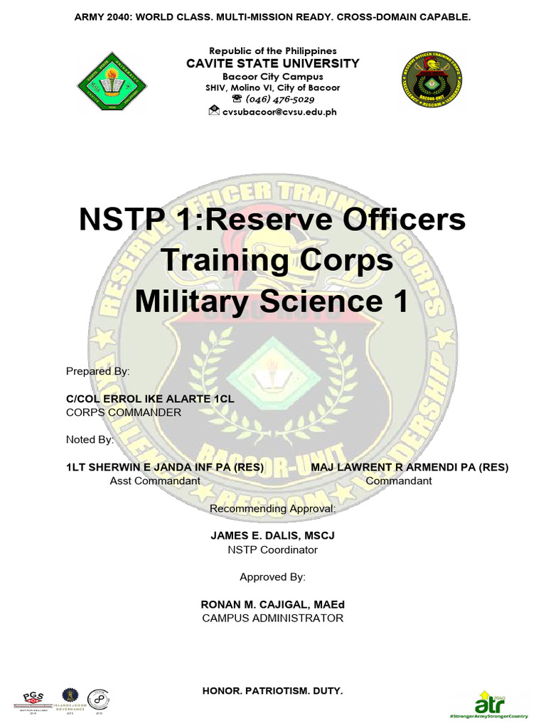 Philippine Army Mission and Vision 2040 | PDF | Division (Military ...