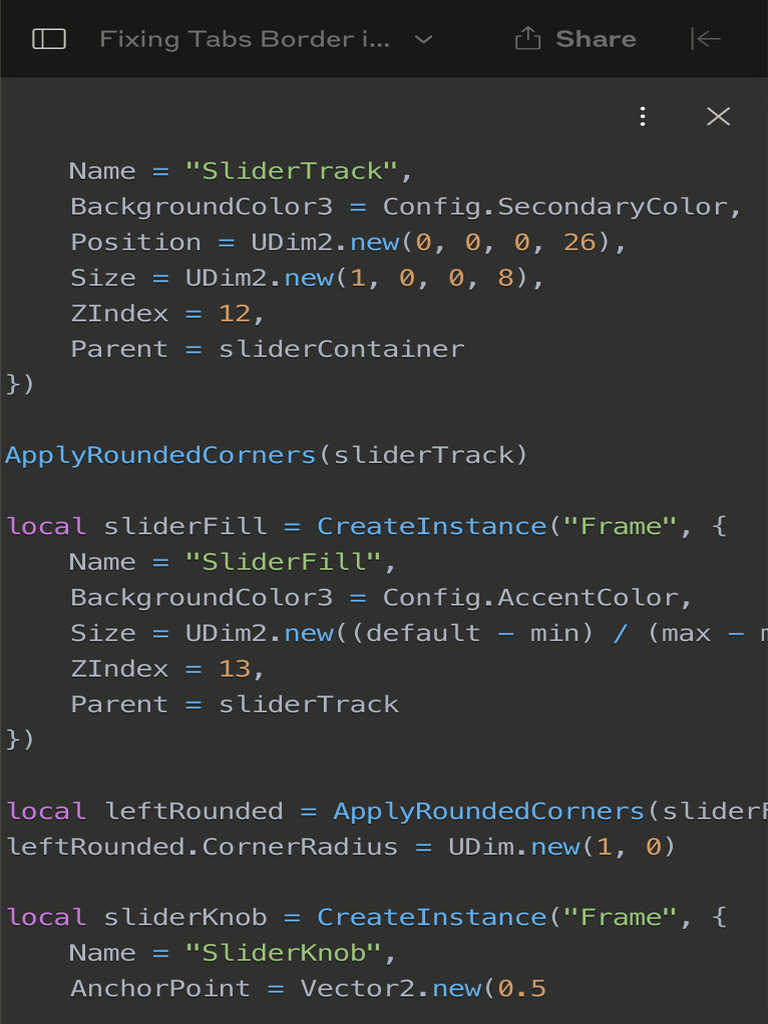 Fixing Tabs Border in SimpluxUI Library - Claude | PDF | Software | Microsoft Windows