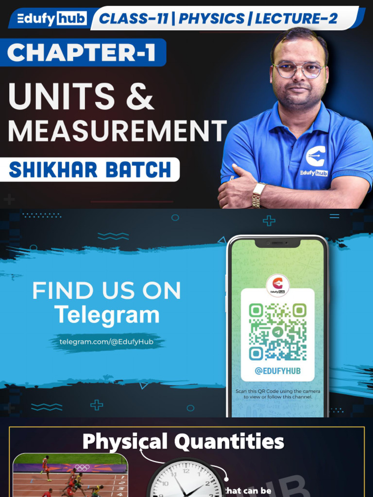 Units & Dimensions Explained Class 11 ISC SHIKHAR BATCH Physics - Units ...
