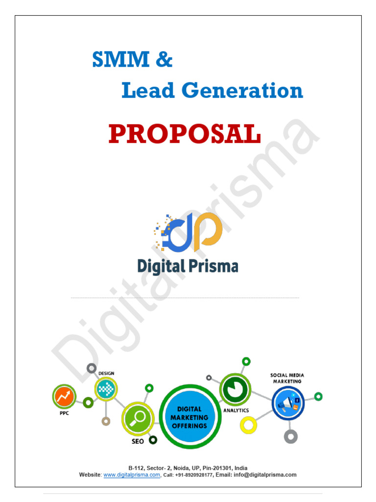 SMM & Lead Generation Proposal - Digital Prisma | PDF | Popular Culture ...