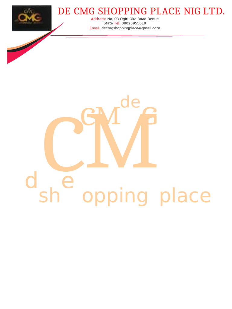 CMG Letter Head Org | PDF