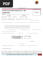 SILAG 2025 Application Form 1 | PDF