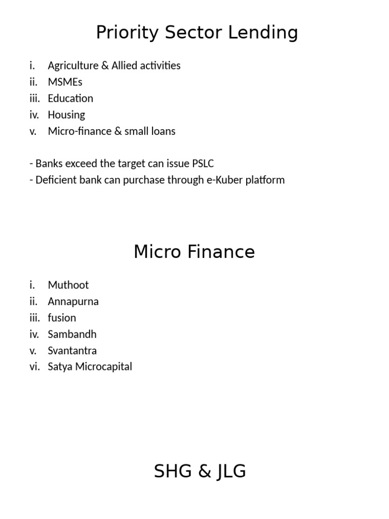 Leadbank Scheme | PDF | Banks | Microfinance