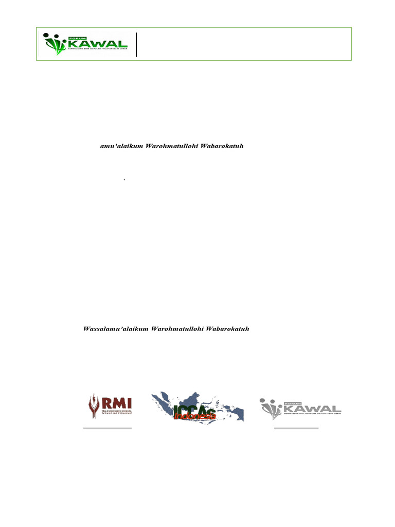 Surat Undangan Sosialisasi Akkm | PDF