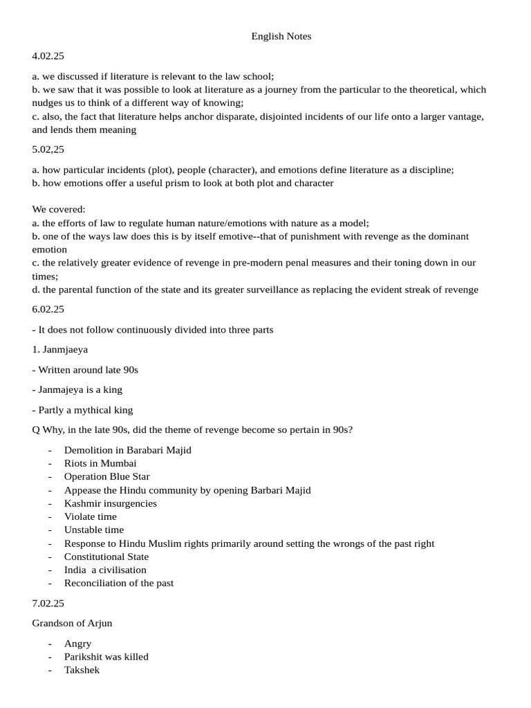 English Notes | PDF | Jews | Jews And Judaism