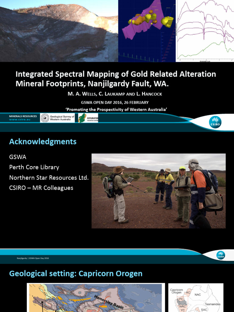 Gold Alteration Mapping in WA's Orogen | PDF | Minerals | Natural Materials