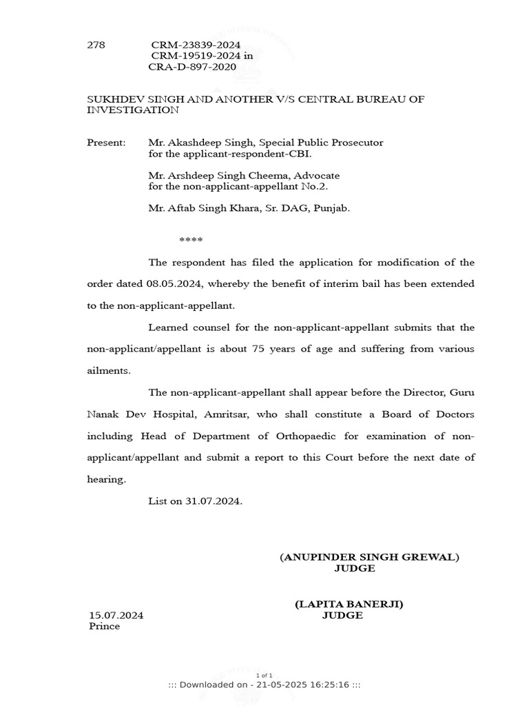 CRM 23839 2024 15 07 2024 Interim Order | PDF